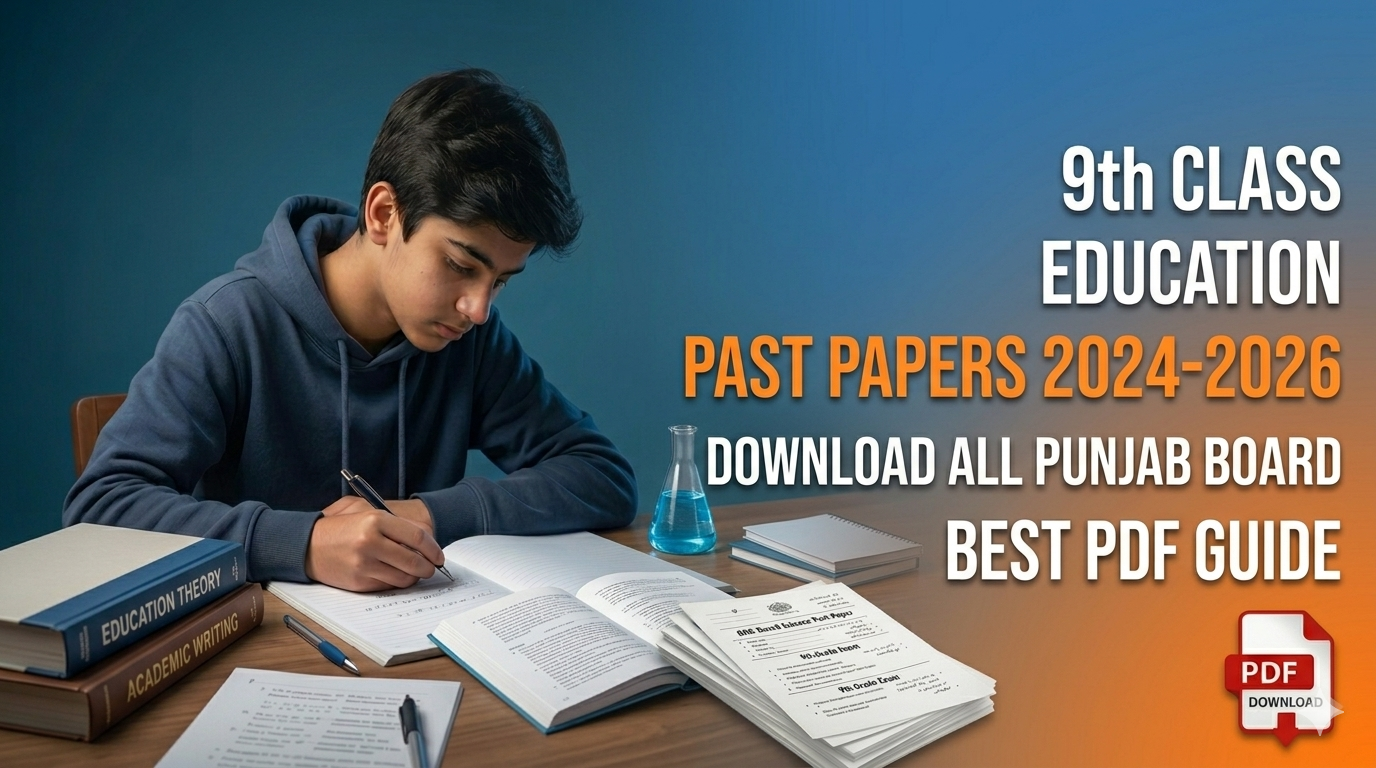 9th Class Past Papers 2026 | All Boards, Gujranwala & FBISE